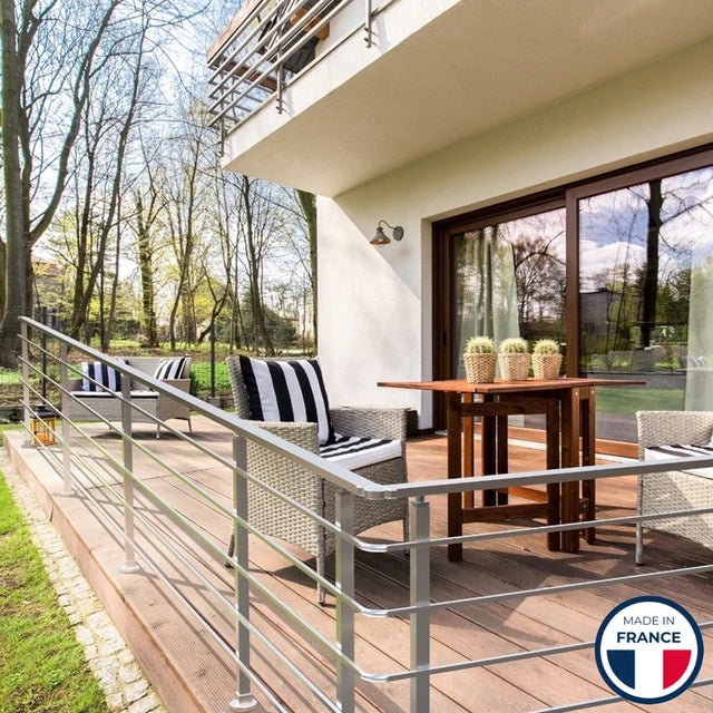 Garde corps aluminium en kit au meilleur prix | Leroy Merlin