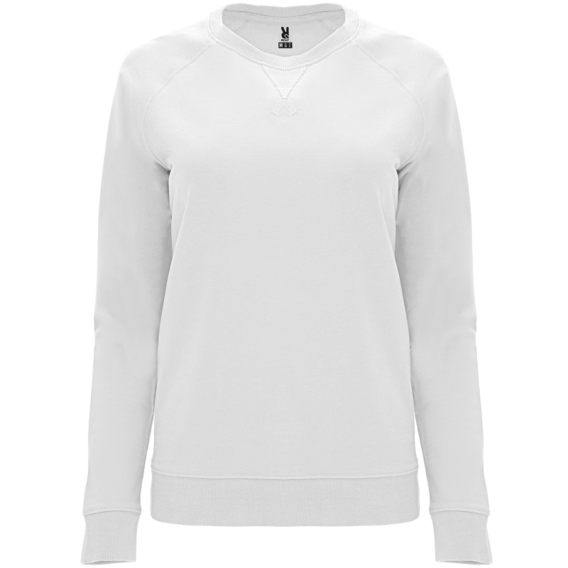 Sudadera entallada de manga larga estilo ranglán con cintura en canalé ...