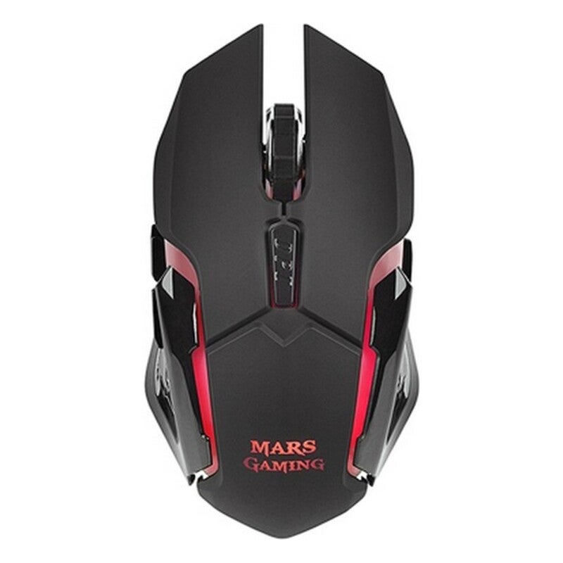 Ratón Gaming con LED Mars Gaming MMW 3200 dpi Negro 4718009159020 ...