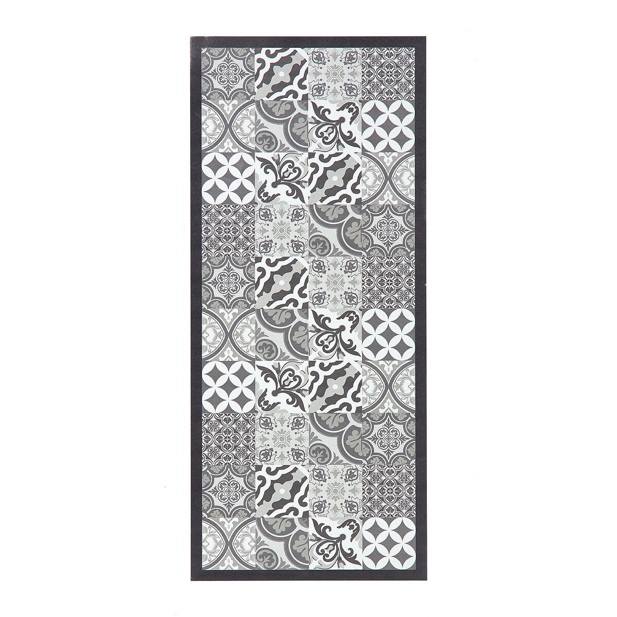 Tapis vinyle intérieur/extérieur Simen - Gris - 065 x 150 cm | Leroy Merlin