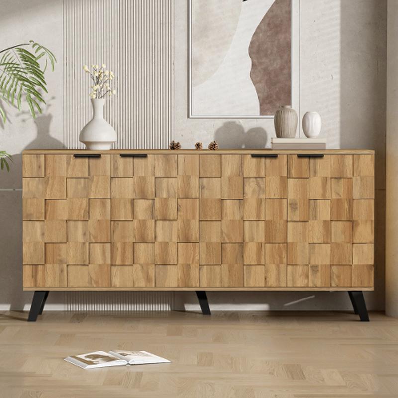 Buffet moderne avec 4 portes pour salon chambre ou salle à manger grand ...