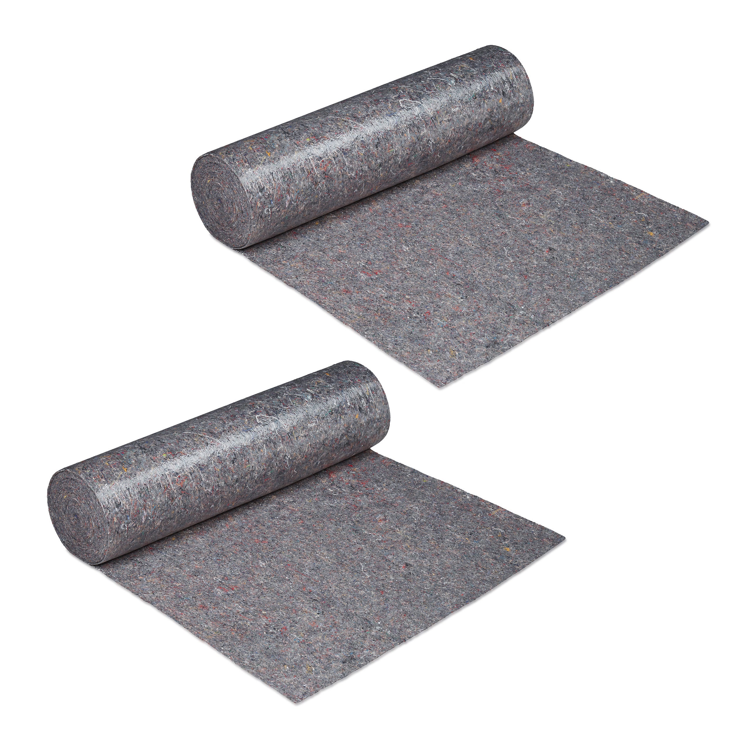 2 Vellones de pintor, Cubre suelos, 1 m x 50 m = 50m², Antideslizante ...