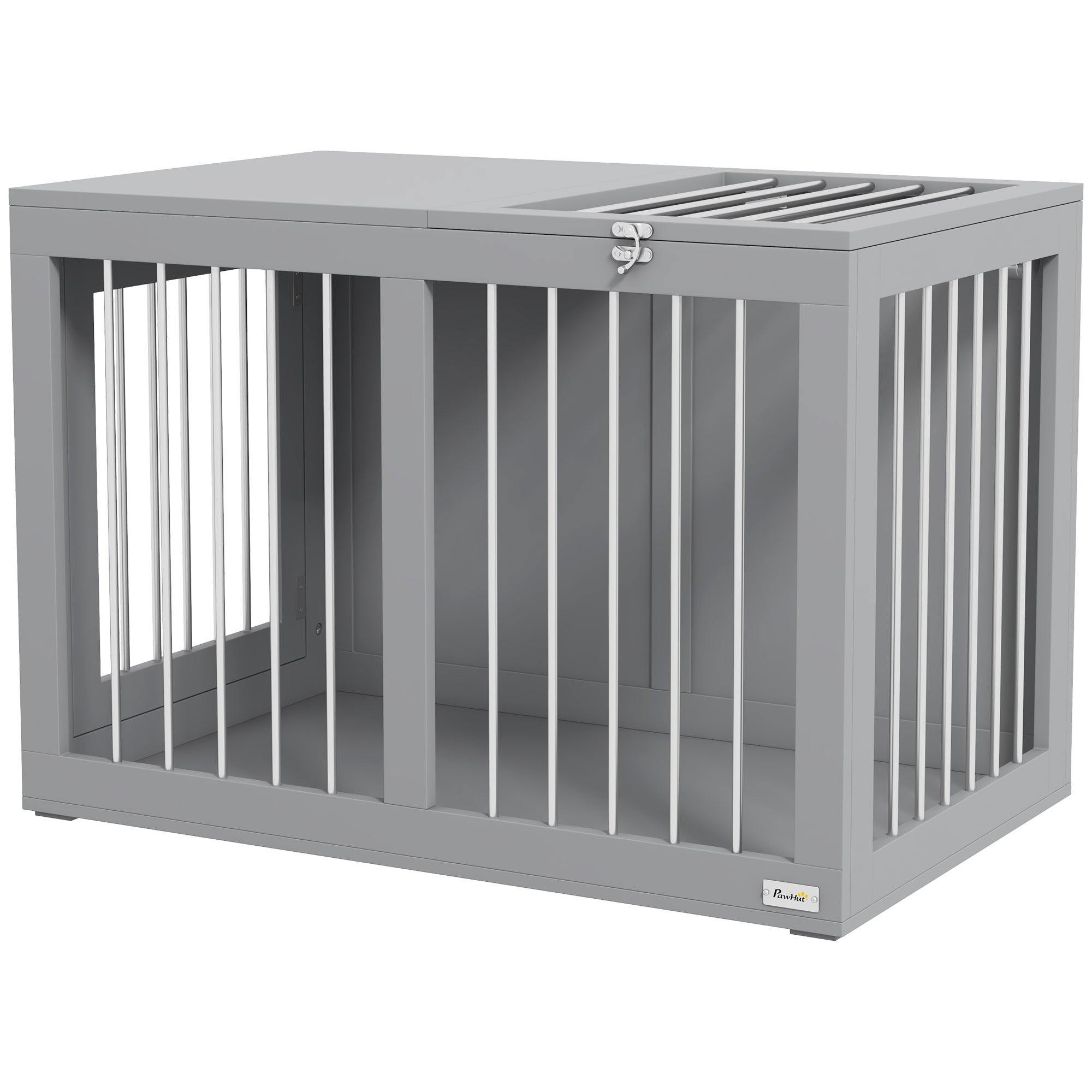 Cage pour chien intérieur niche pour chiens 2 portes verrouillables ...