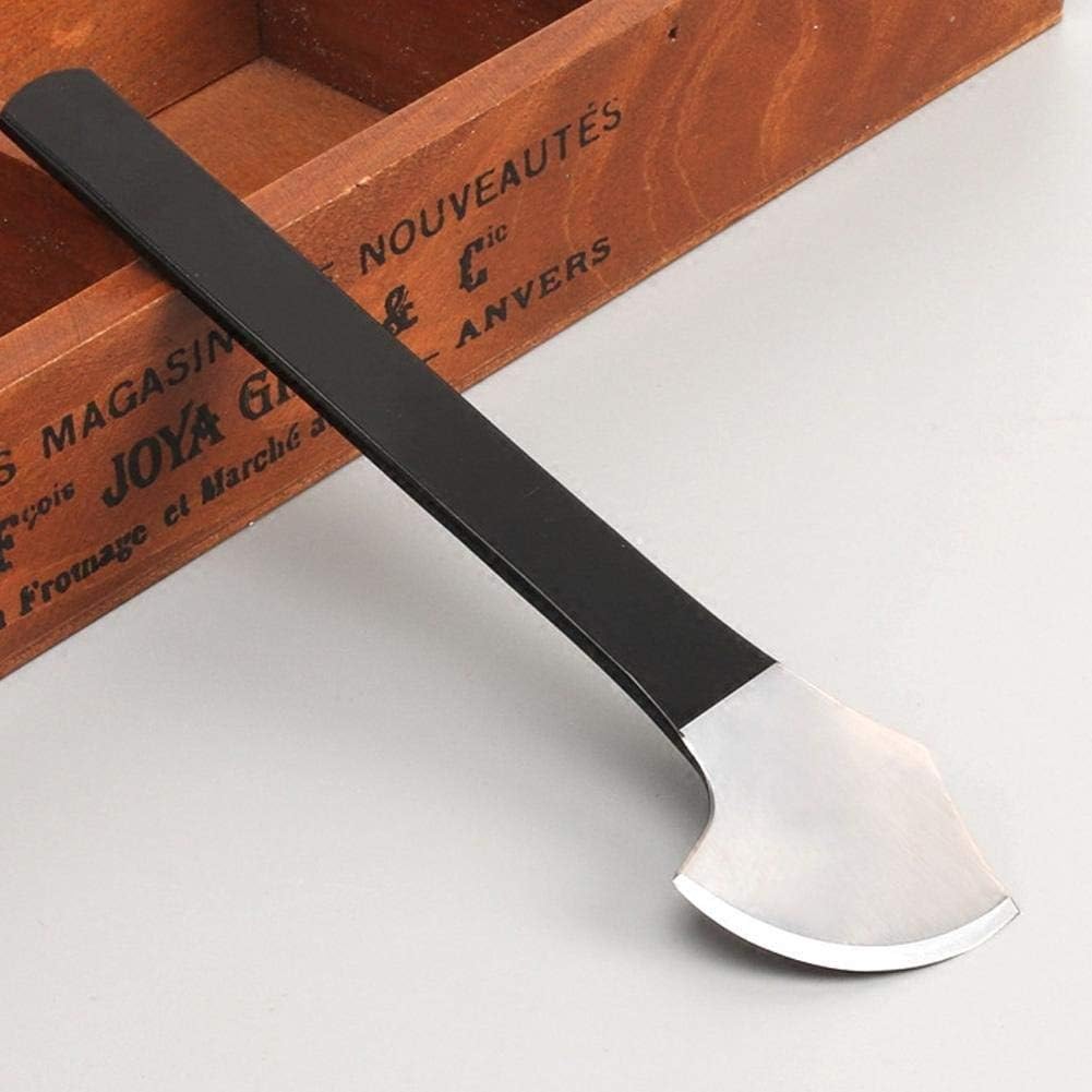 Couteau à cuir noir, couteau à parer le cuir, couteau à cuir artisanal ...
