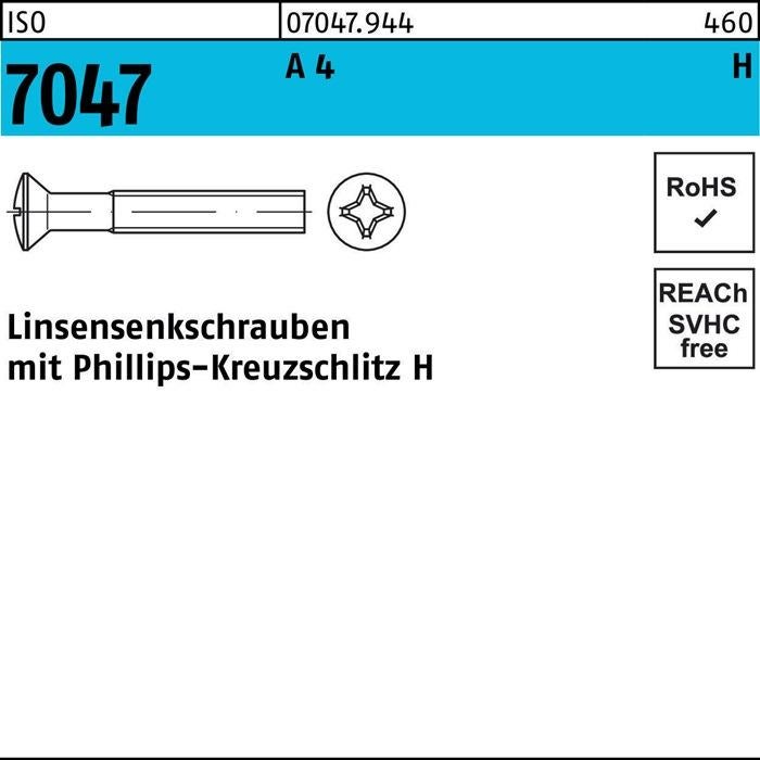 Vis ISO 7047 m.Kreuzschlitz-PH | Leroy Merlin
