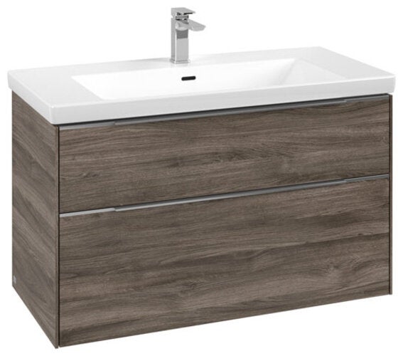 Villeroy & Boch Subway 3.0, 973x576x478 mm, meuble pour lavabo, 2 ...