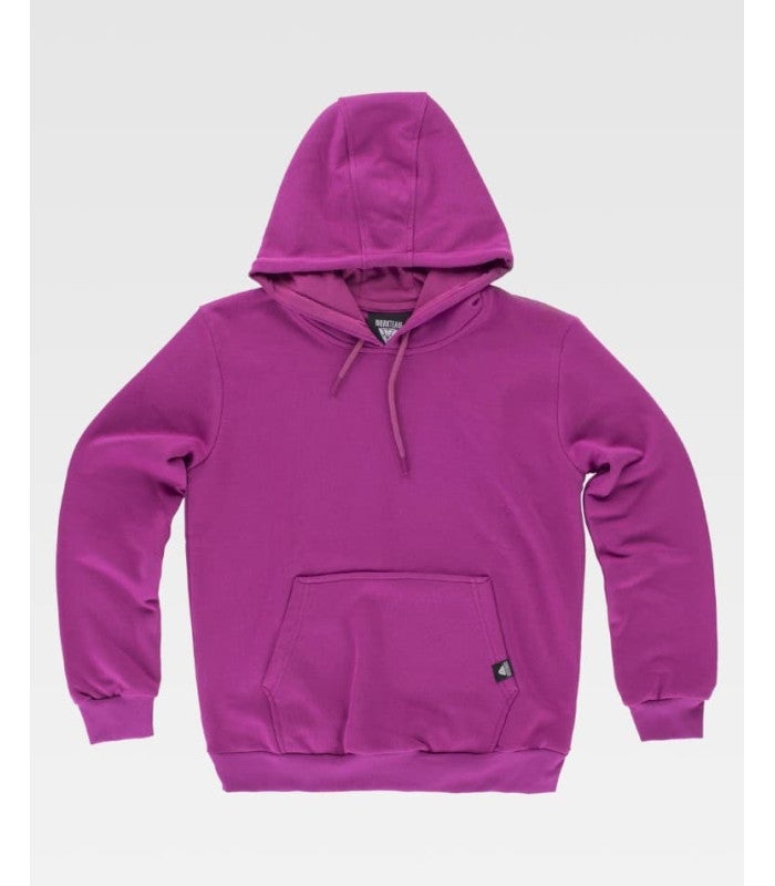 Sudadera básica con capucha y cordón ajustable. Cubrecosturas en el ...
