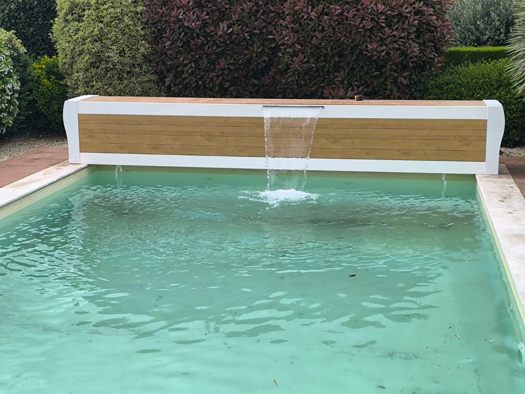 Lame d'eau pour piscine Cascade chute d'eau en acrylique 30cm Piscine ...