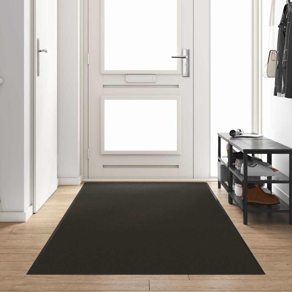 Felpudo Negro 120 x 400 cm Poliamida y PVC vidaXL | Leroy Merlin