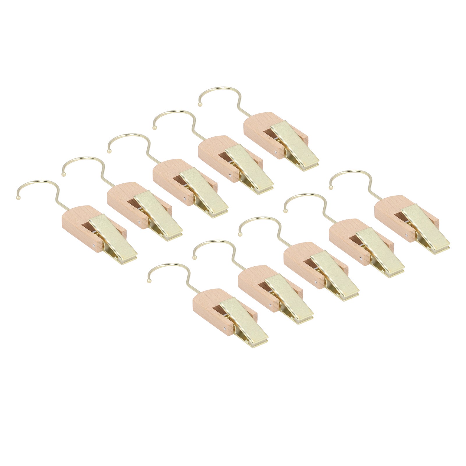 Gancho de Metal con Clips para colgar de 10cm con Clips de madera ...