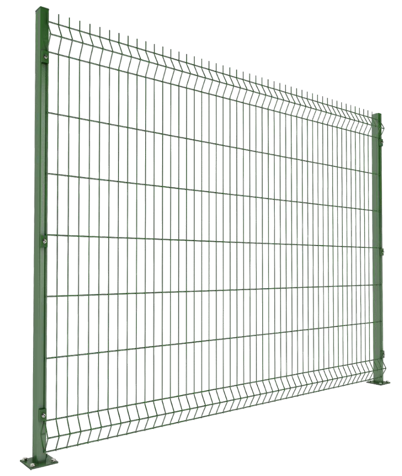 Kit Valla Metálica en Panel Soldado de Acero Verde 1,53x2,40 m | Leroy ...