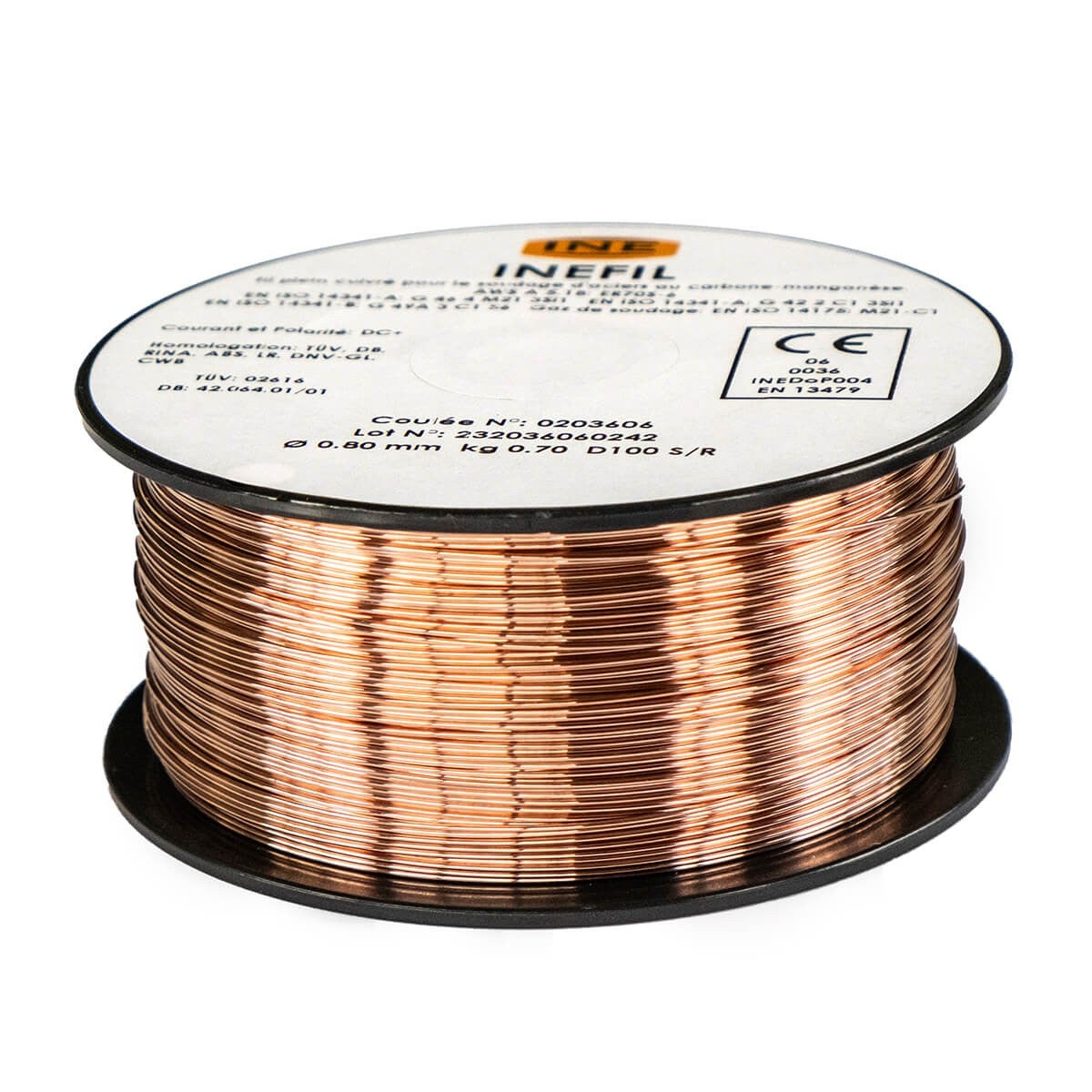 Fil à souder acier 0.8mm 700g soudage MIG-MAG semi-Automatique INE ...
