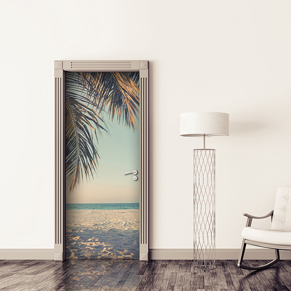 Sticker pour portes sans bulles et découpable - Profiter 93x210cm ...