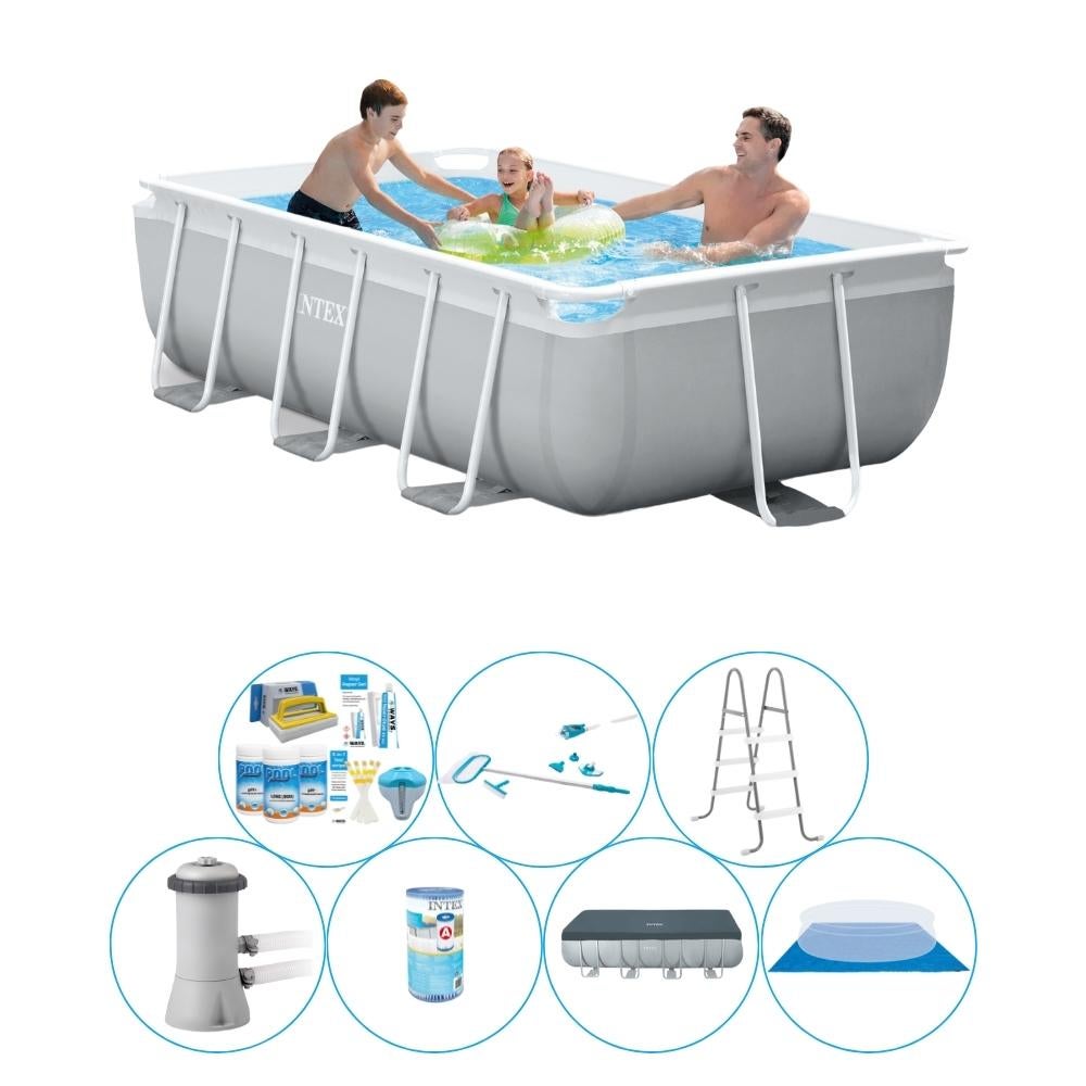 Piscine avec accessoires - Intex Prism Frame 300x175x80 cm | Leroy Merlin
