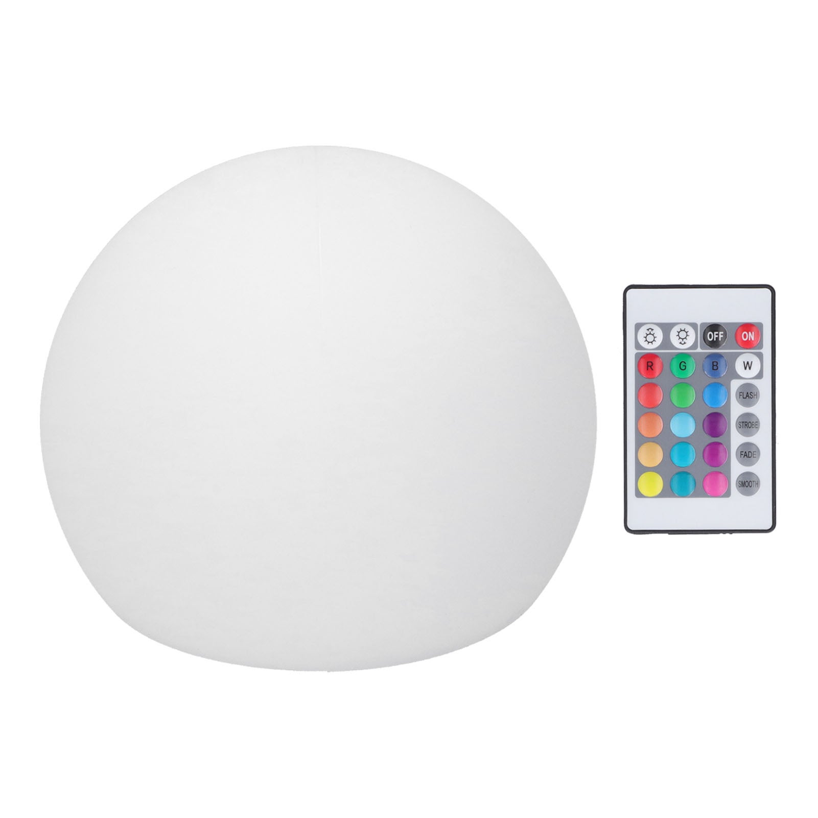 Lámpara de bola LED con control remoto de 24 teclas, lámpara nocturna ...