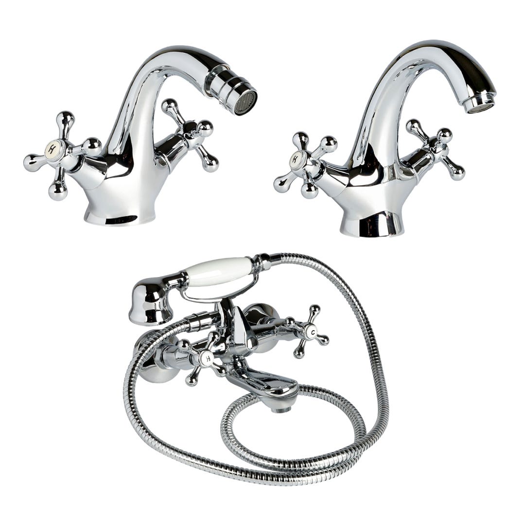 GRIFOS DE BAÑO DE ESTILO RETRO PARA LAVABO, BIDÉ Y BAÑERA | NARCISO ...