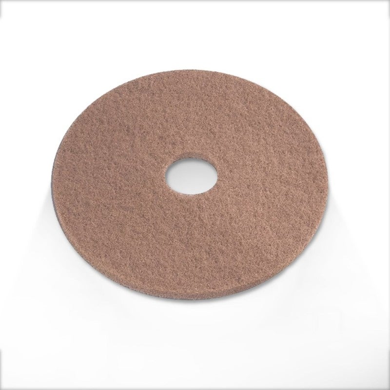 Pad beige pour monobrosse Ø 406 - 1 boîte de 5 - Harmony Béton | Leroy ...