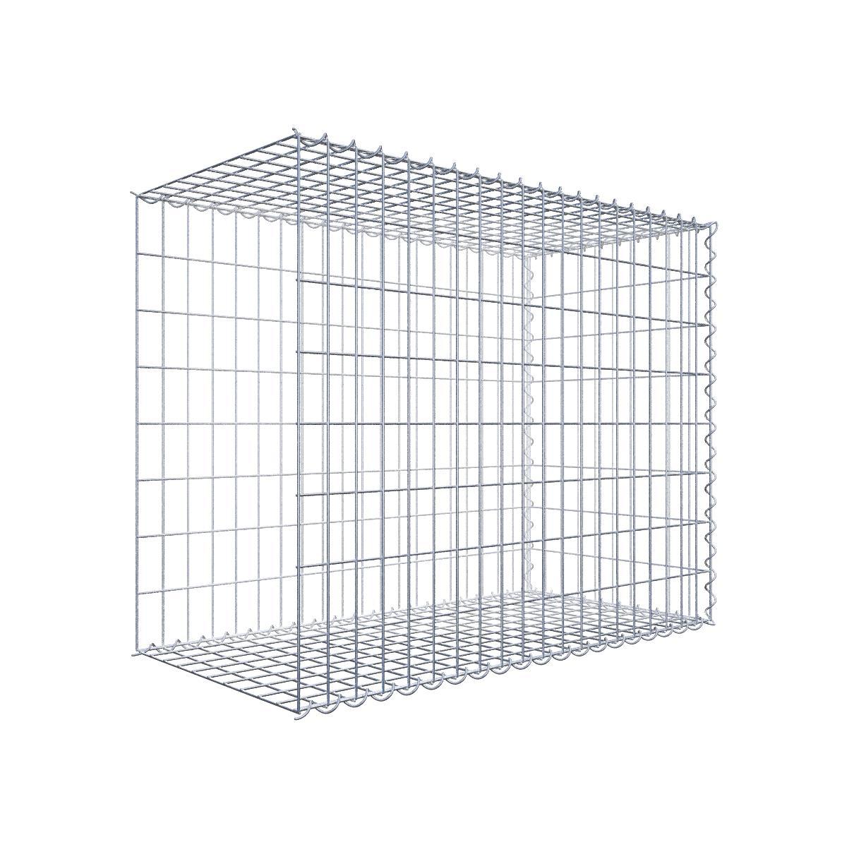 Gabiona - Gabion à monter en longueur 100 cm x 80 cm x 50 cm (L x H x P), maille 5 x 10 cm ...