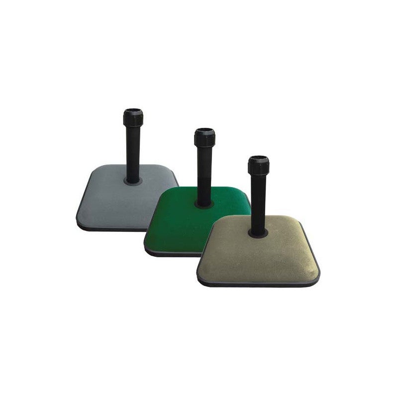 Socle de parasol Kroma 45x45 beige, 25 kg | Leroy Merlin