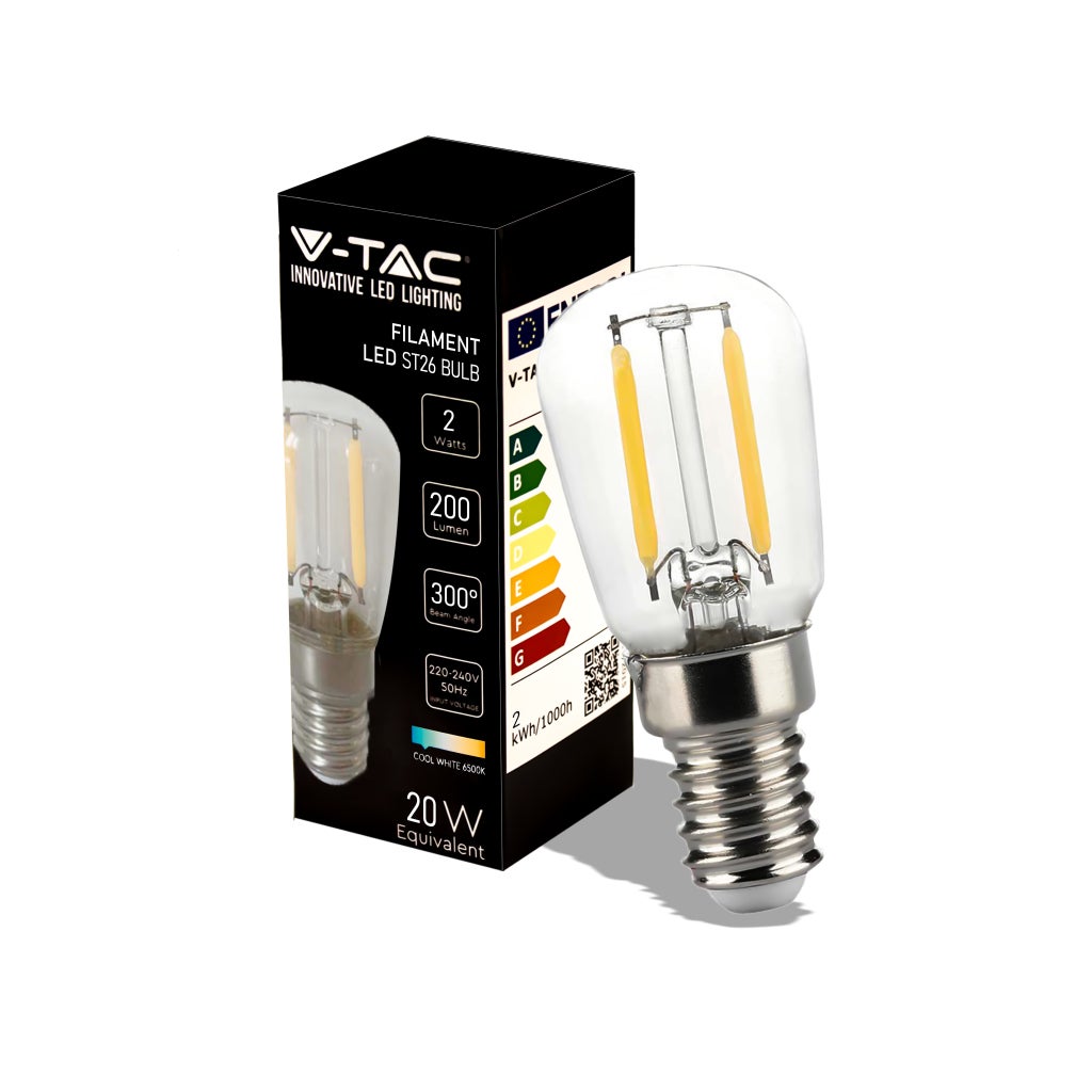 Ampoule LED E14 2W ST26 Filament 6500K | Leroy Merlin