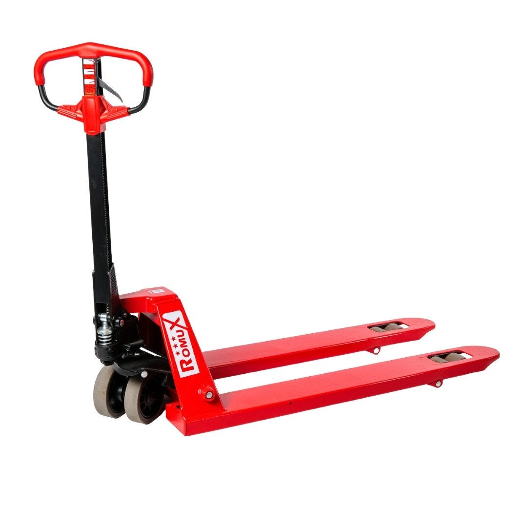 Romux® Transpallet Manuale rosso 3000 kg Industriale con ruote in ...