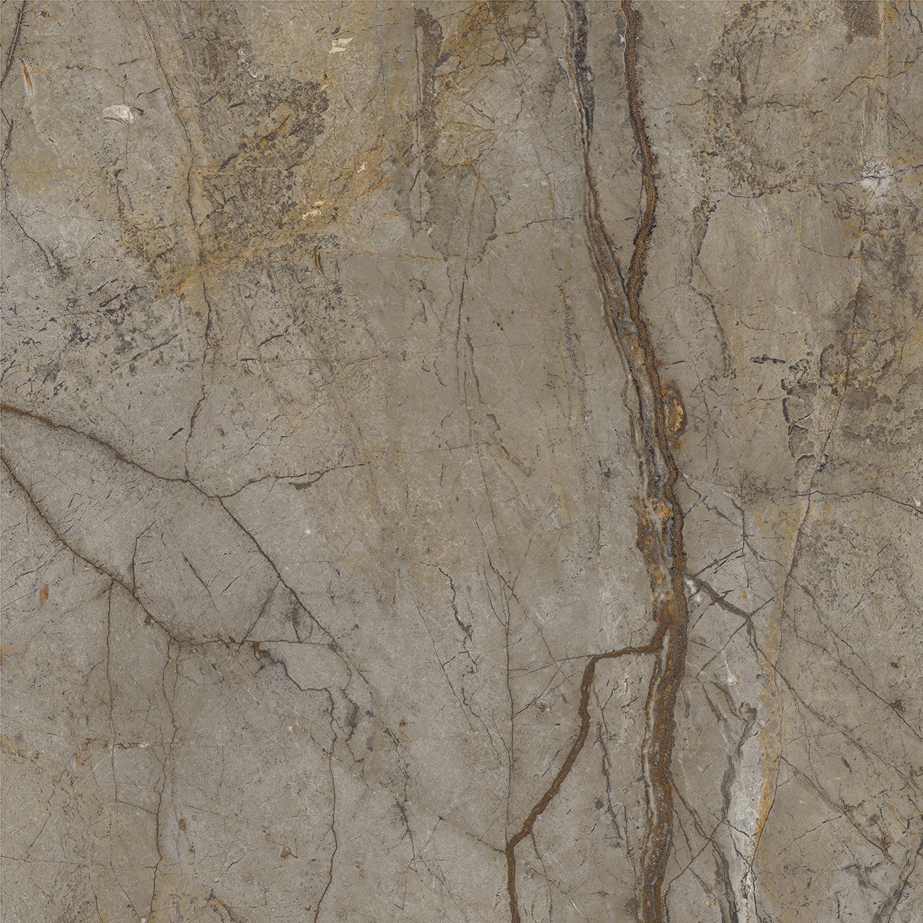 Carrelage sol / mur effet marbre brun et gris 80x80 cm - SCULTOREA ...