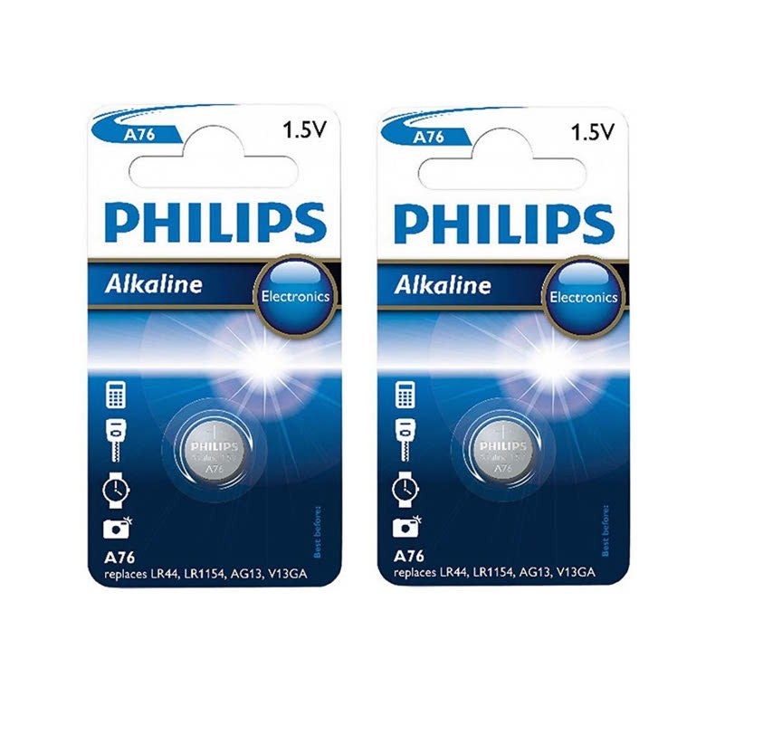 Philips LR44 -A76 Blister de 2 | Leroy Merlin