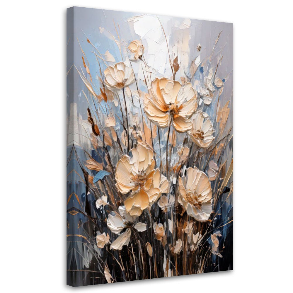 Tableau pour le salon Fleurs Impression Bouquet de fleurs pastel 40x60 ...