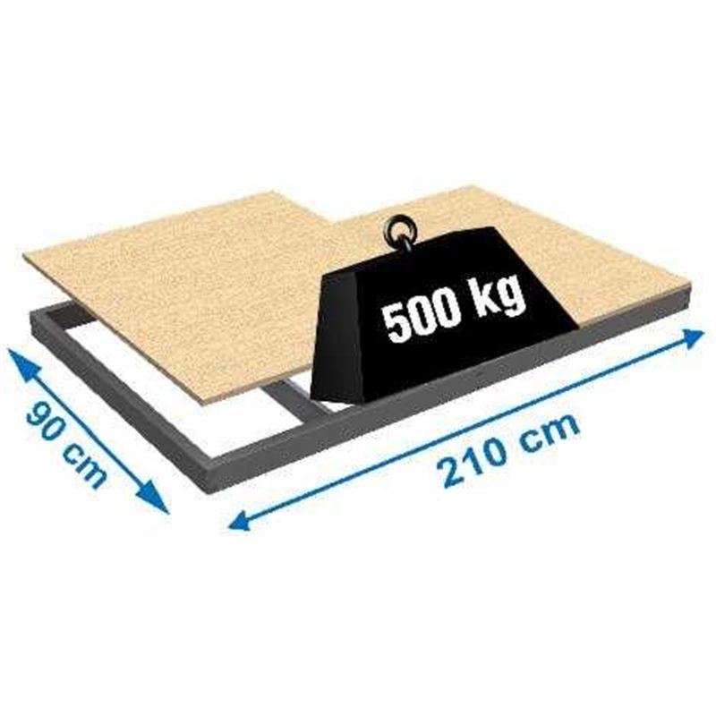 Bandeja SIMONFORTE EA 2109 CHIPBOARD GALVA - 8425437081774 - Simon Rack | Leroy Merlin