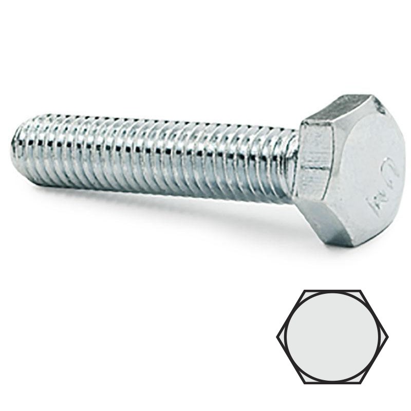 Tornillo cabeza hexagonal din 933 zi largo 110mm metrica m-8 | Leroy Merlin