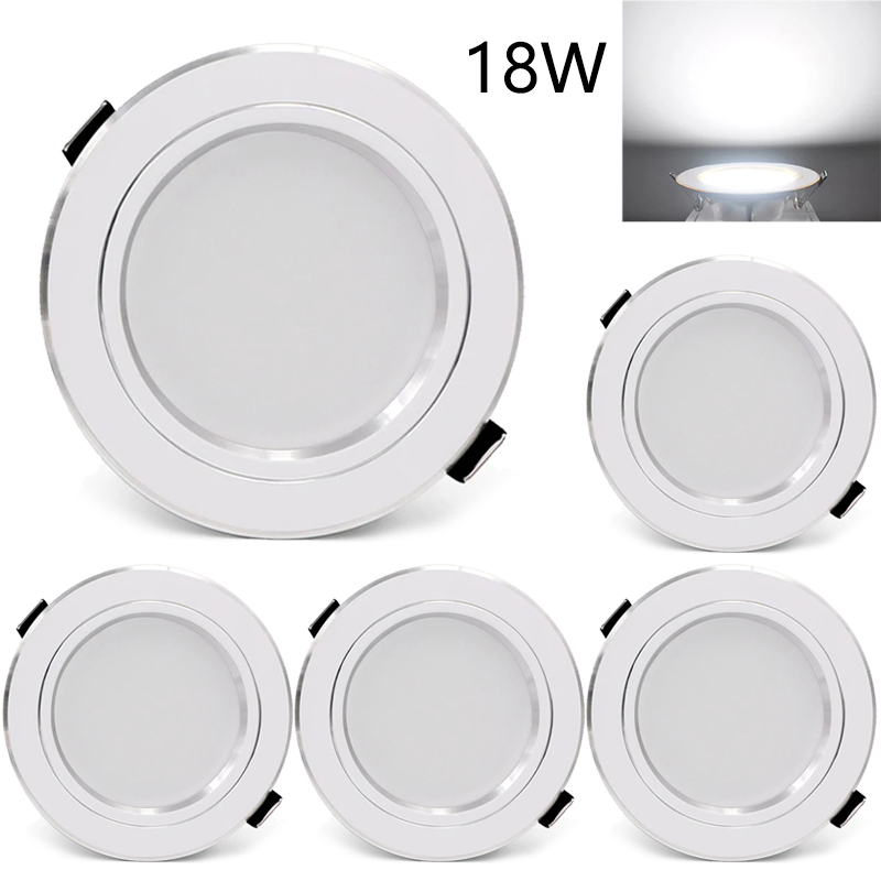 Lot de 4 Plafonniers Encastrables LED, Downlights LED Encastrables 5W ...