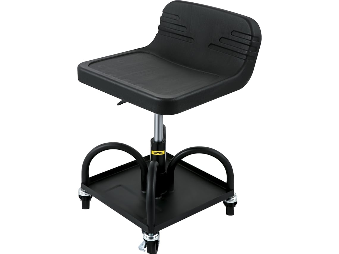 VEVOR Banco de garaje con ruedas Asiento de taller mecánico ajustable ...