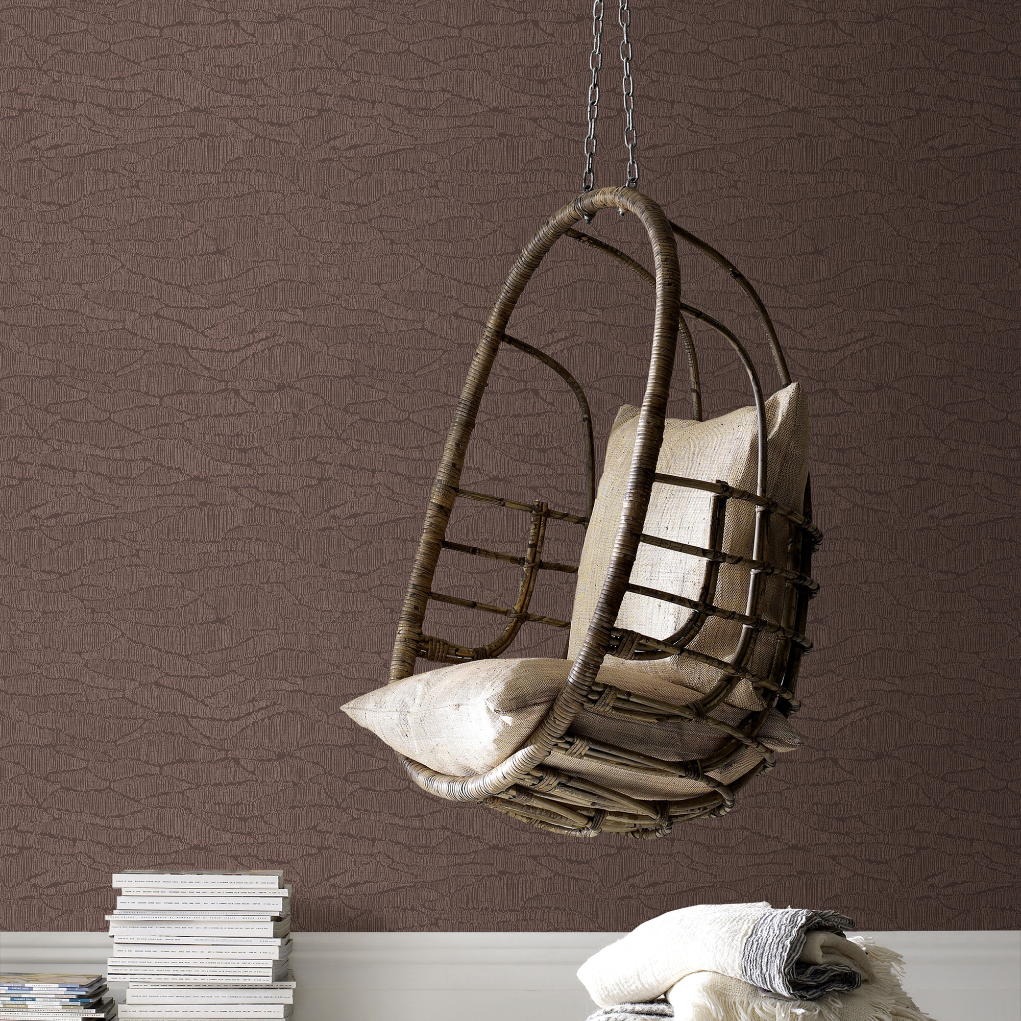 Carta da parati Superfresco Easy Thya terra gold 1000x53cm | Leroy Merlin