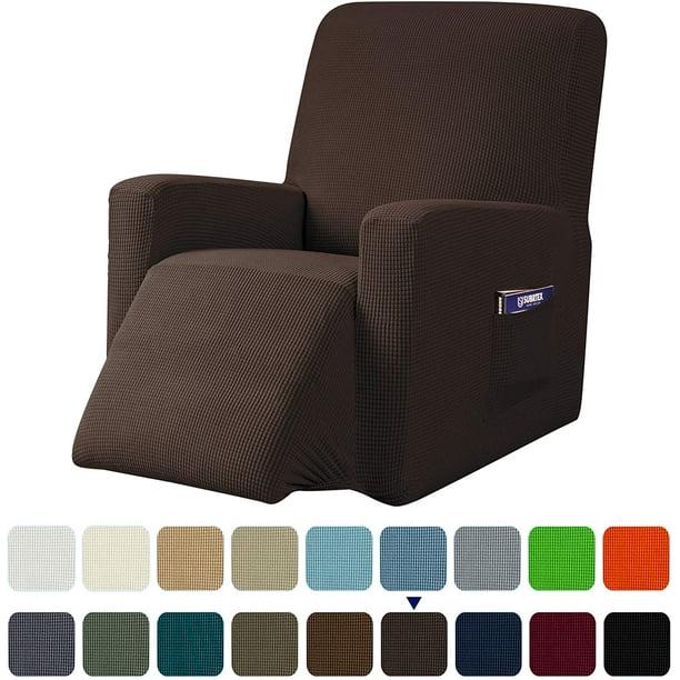 Funda elástica para silla reclinable, funda texturizada de rejilla con ...