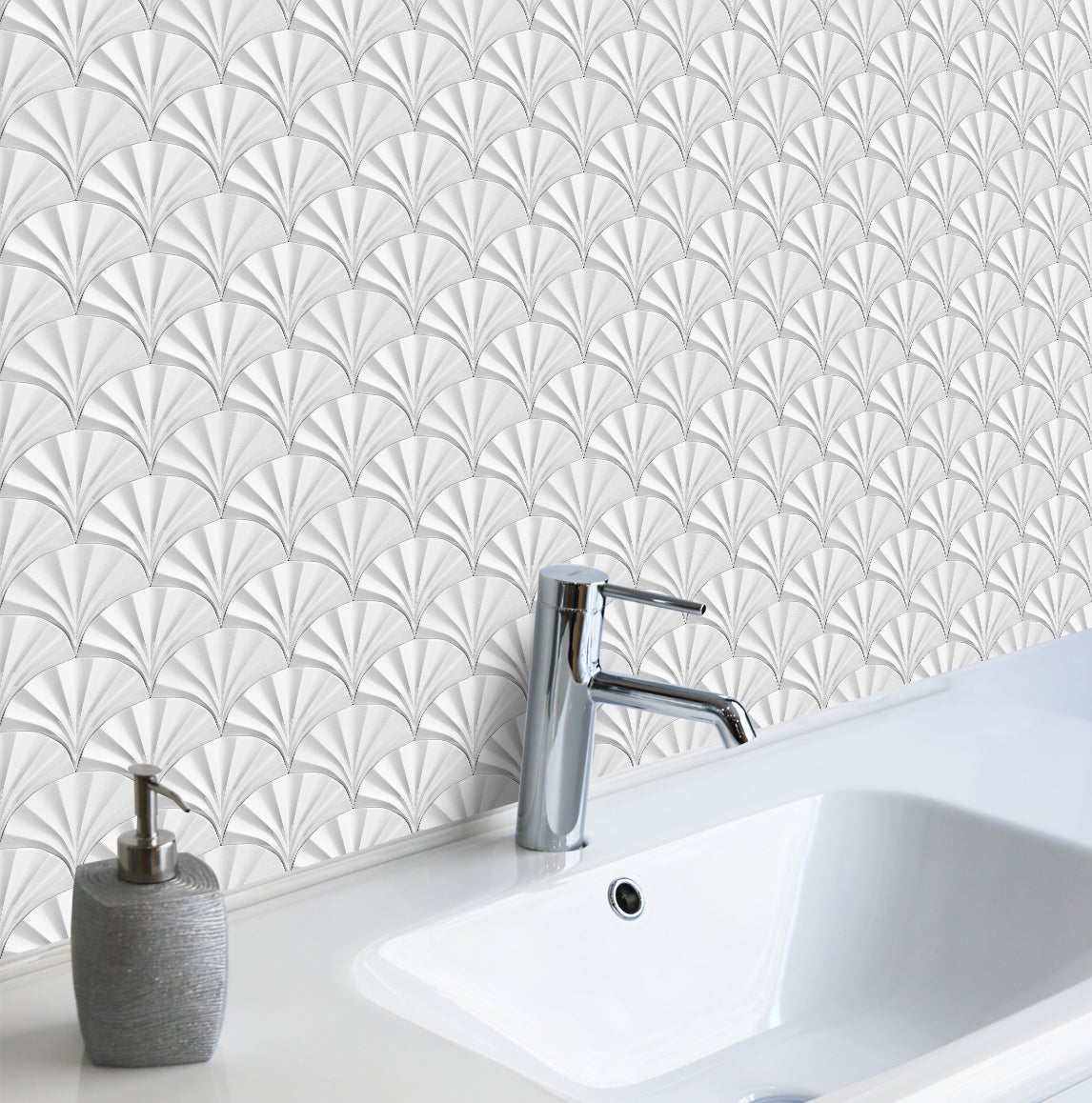 Rollo sticker Art deco 3D 100x100 cm | Leroy Merlin