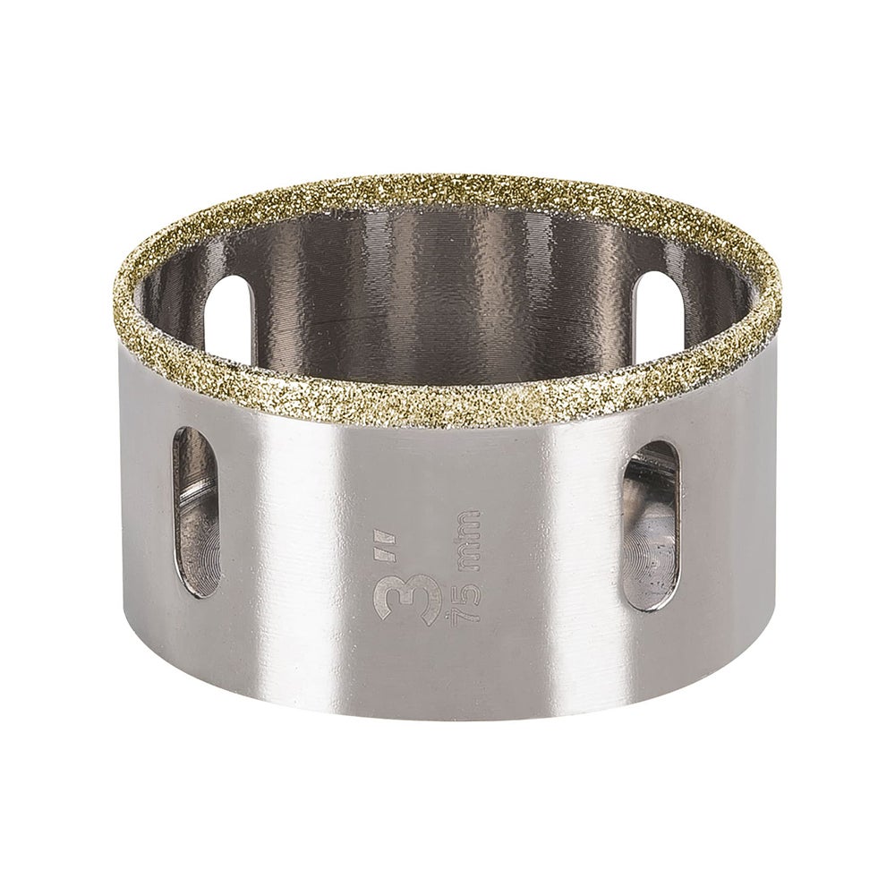 Corona diamante con borde continuo - Ø 76 mm | Leroy Merlin