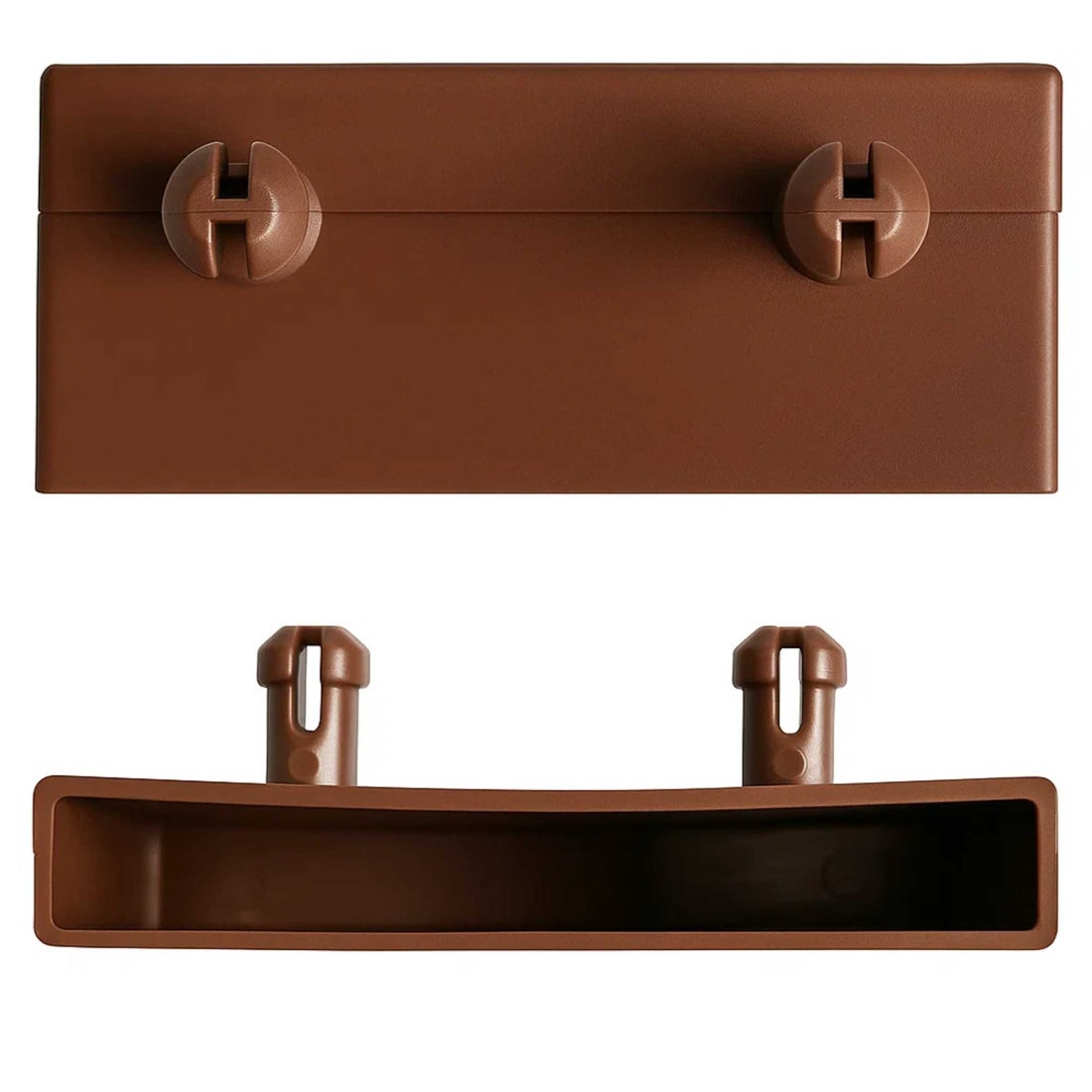 Lot de 20 embouts de Latte 60mm marron | Attaches plastique Renforcé ...