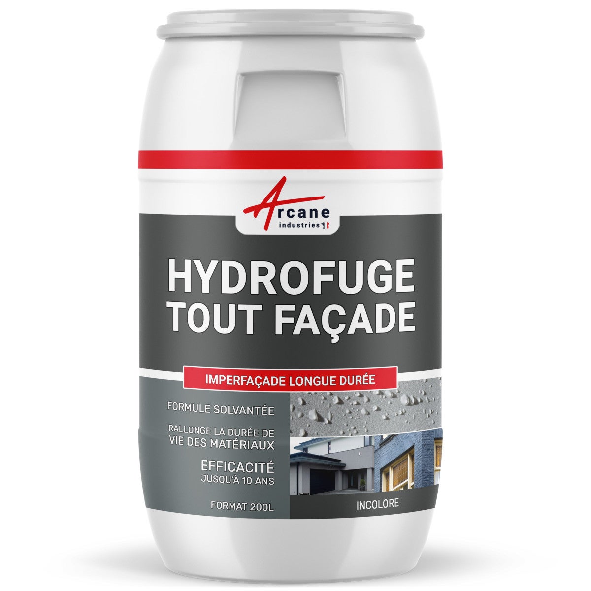 Hydrofuge façade solvanté imperméabilisant mur, crépi - IMPERFACADE ...