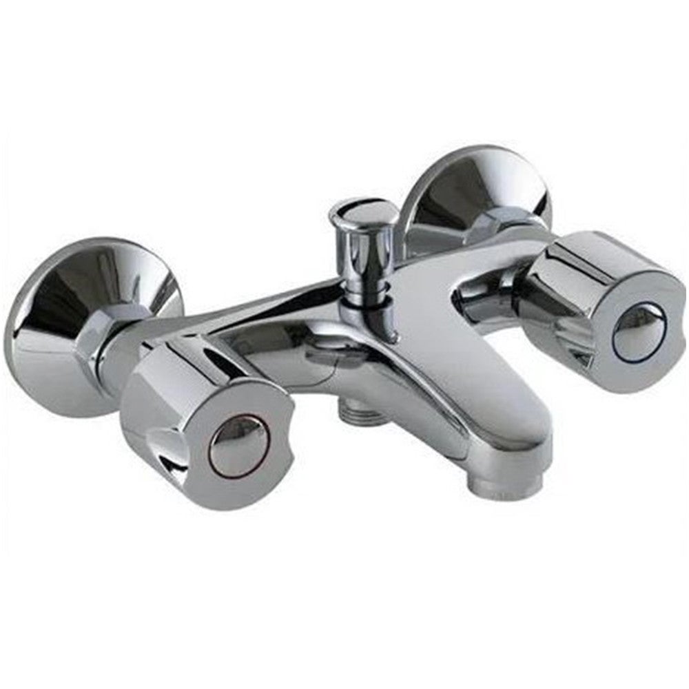 Mélangeur de bain douche robinet de baignoire chromé NF | Leroy Merlin