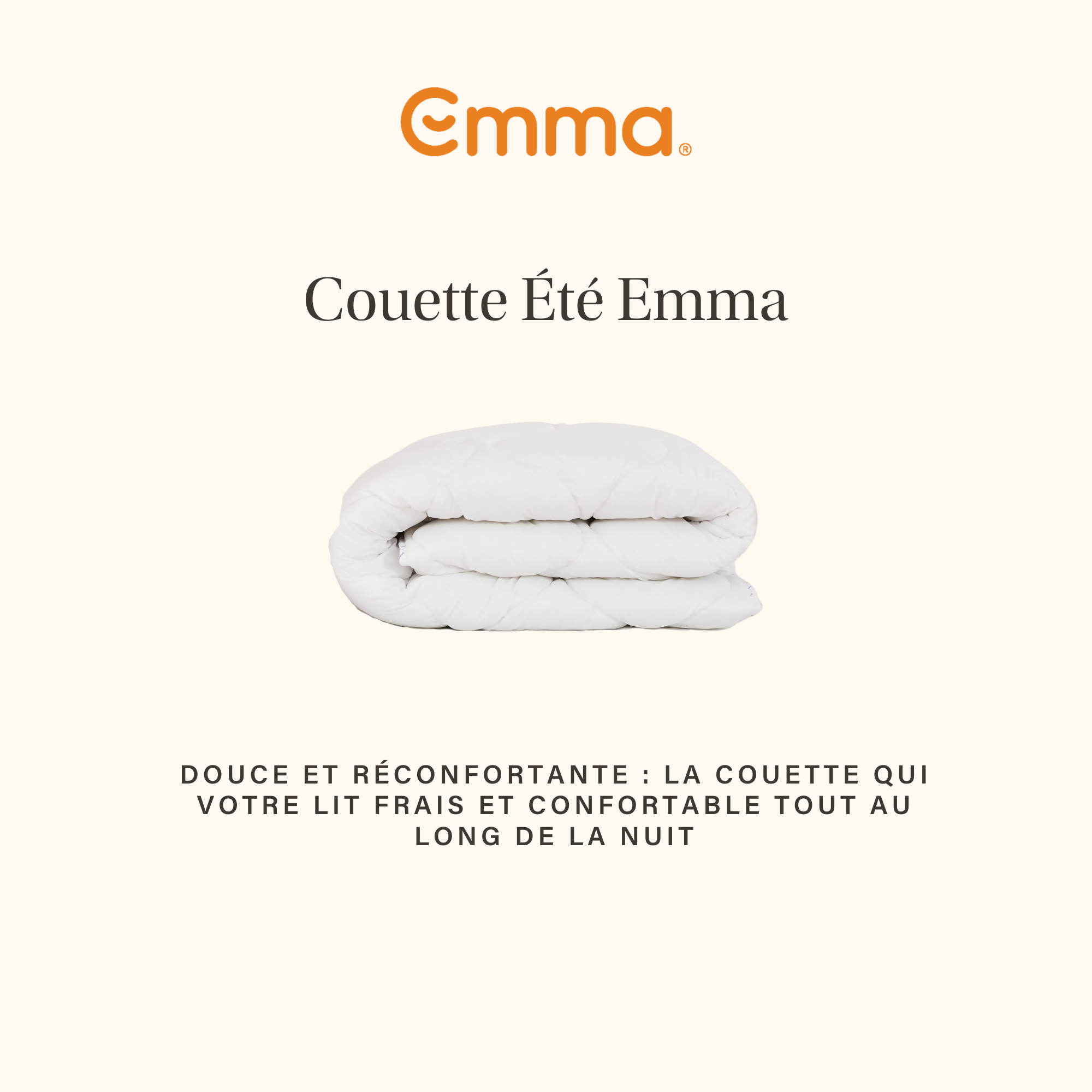 EMMA | Couette Été Emma 200x200 cm | Douce | Réconfortante | Légère ...