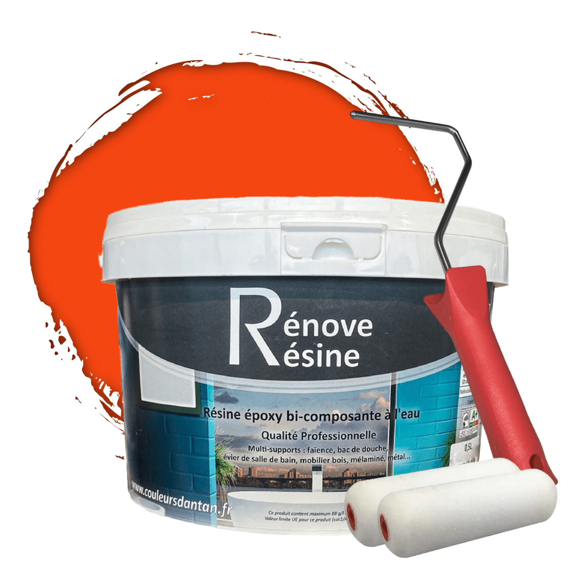 Peinture Résine multisupport Intérieur 0,5L - Faïence, Carrelage ...