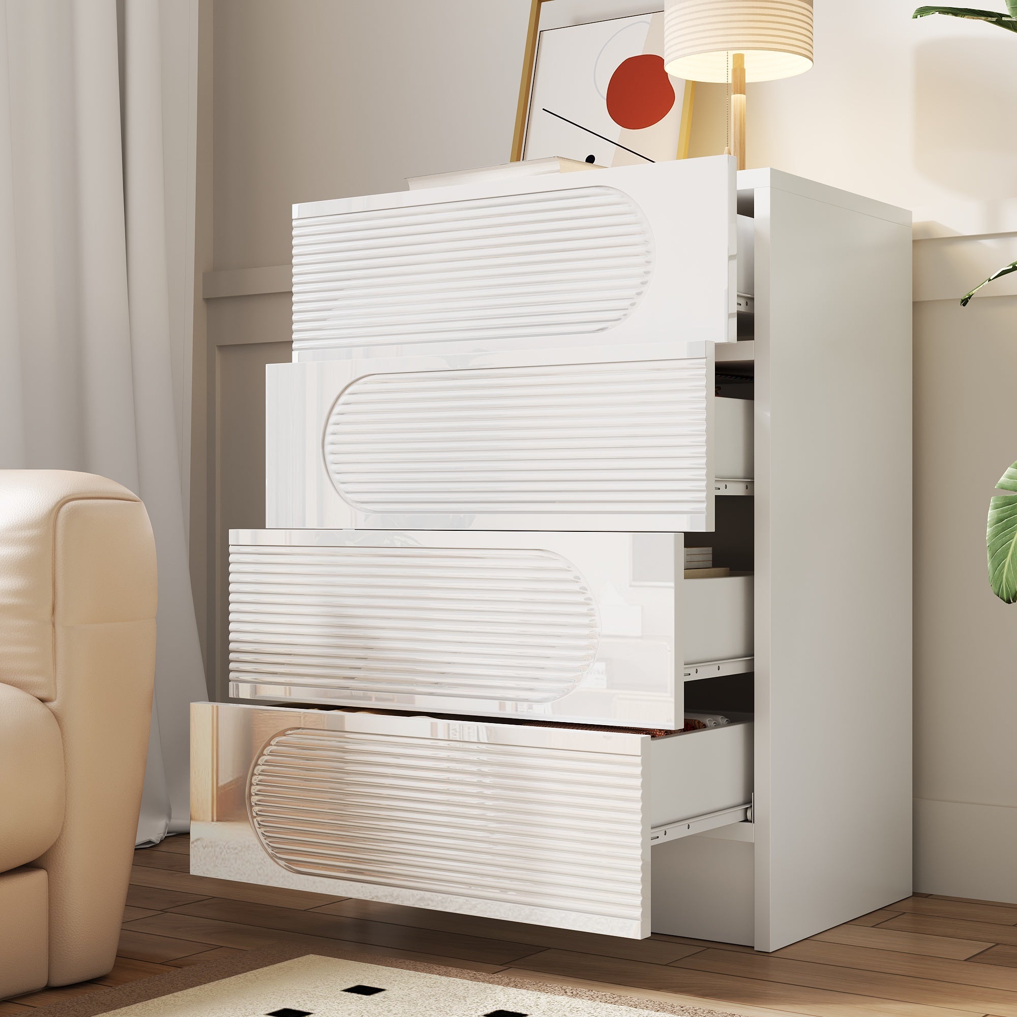 Meuble de rangement | Armoire de rangement Blanc MDF 60x38.5x85 cm ...