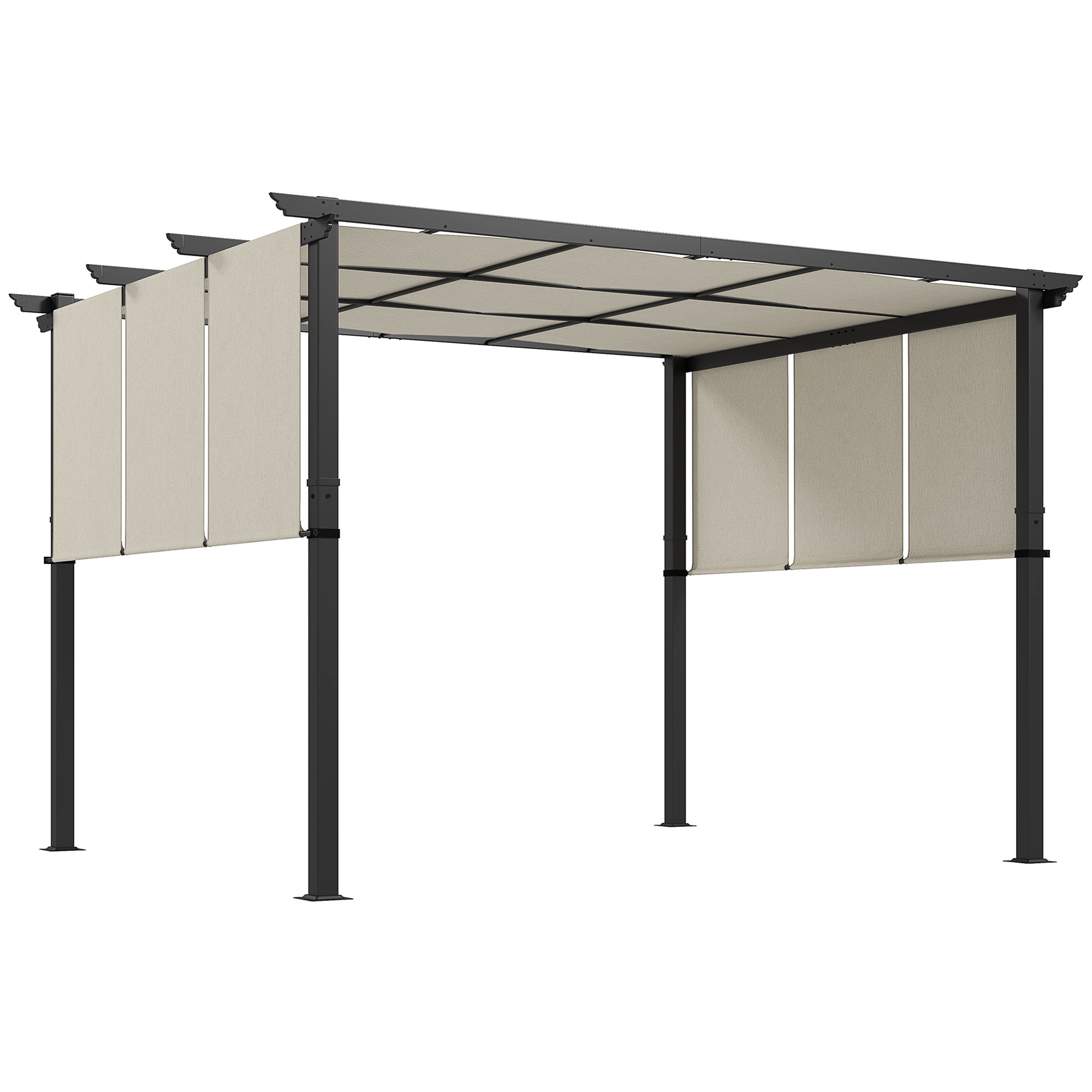 Toldo/parasol. Pérgola resistente a la intemperie, con herrajes de ...