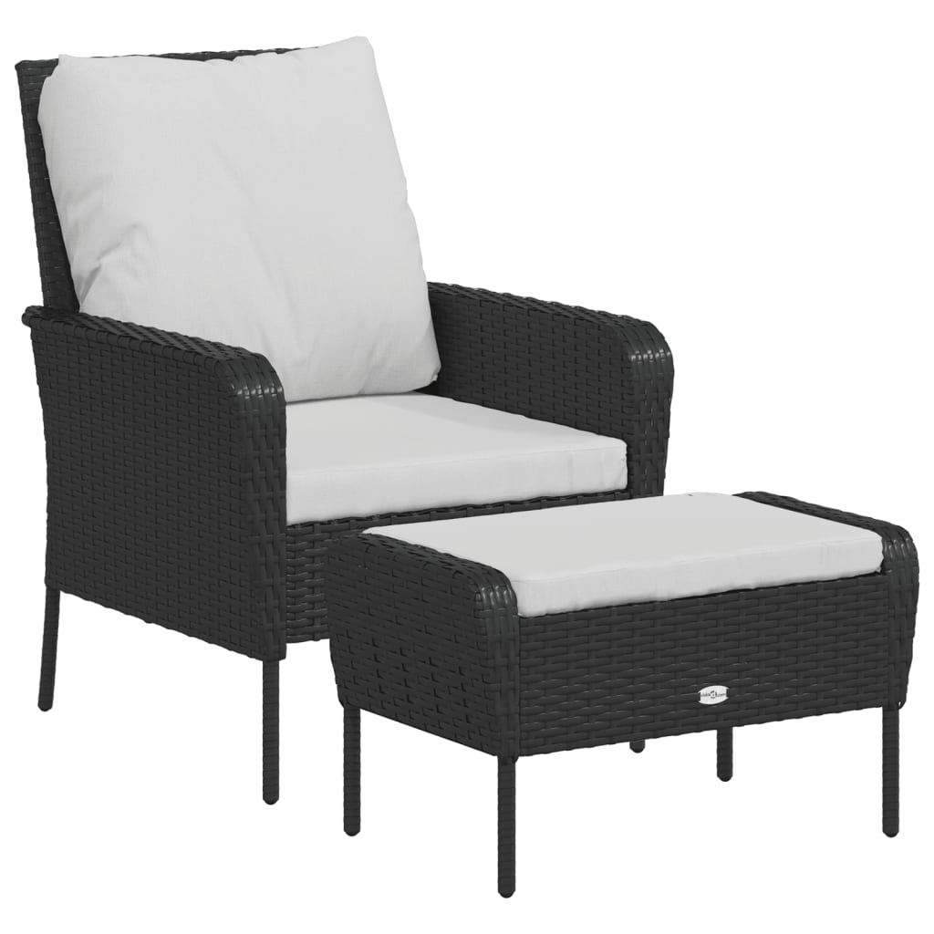 Chaise de jardin | Siège de Terrasse | Chaise d'extérieur avec tabouret ...