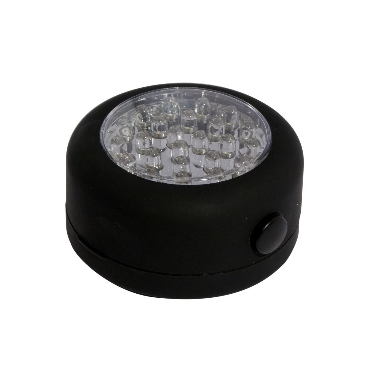 Lampe LED ronde magnétique - classe A+ Noir - 60lm - Chacon | Bricoman
