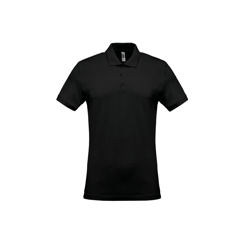 Polo de travail piqué manches courtes homme Kariban Noir S | Leroy Merlin