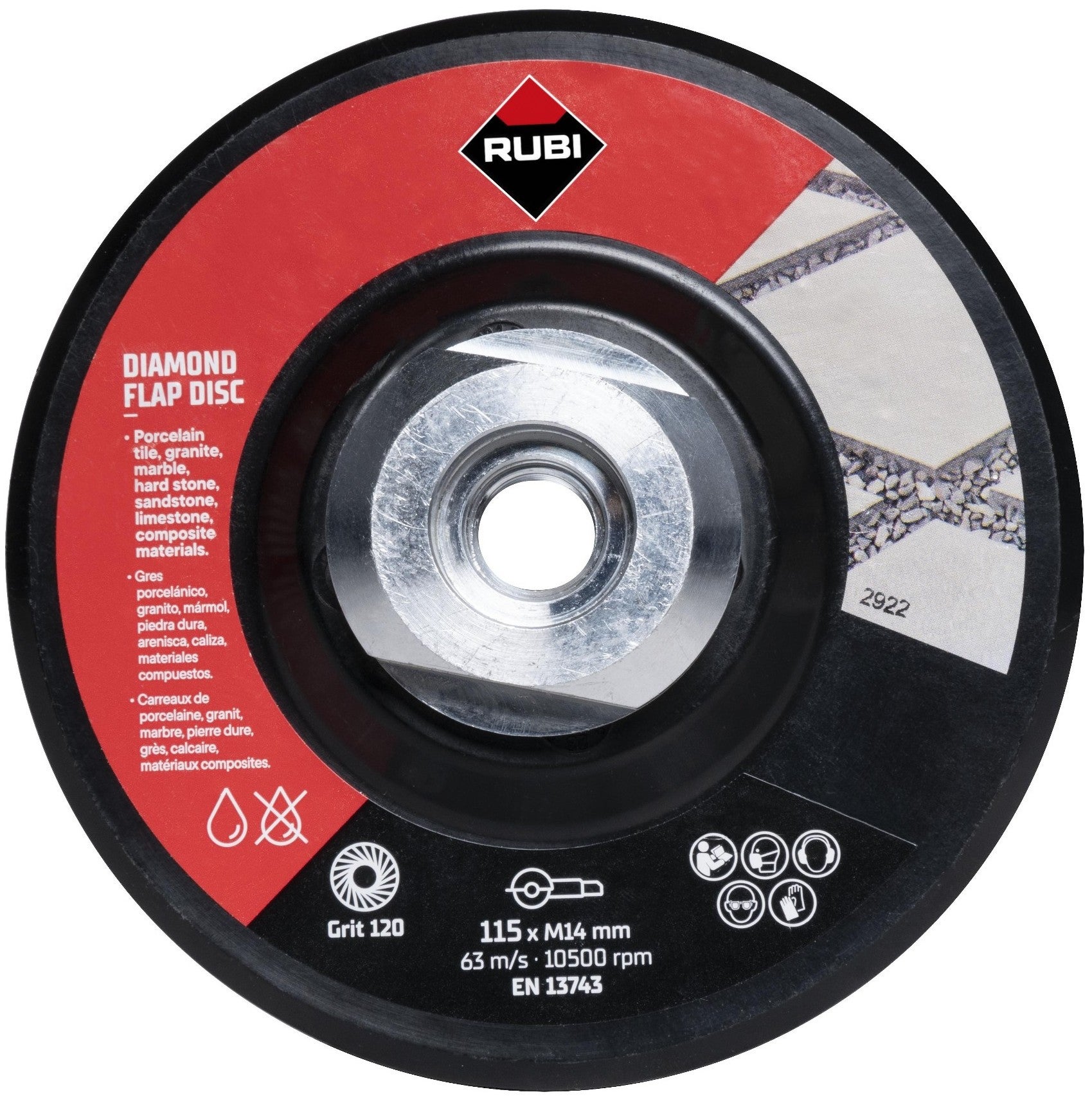 Disque à lamelles diamantée RUBI - 120 - 115 mm | Leroy Merlin