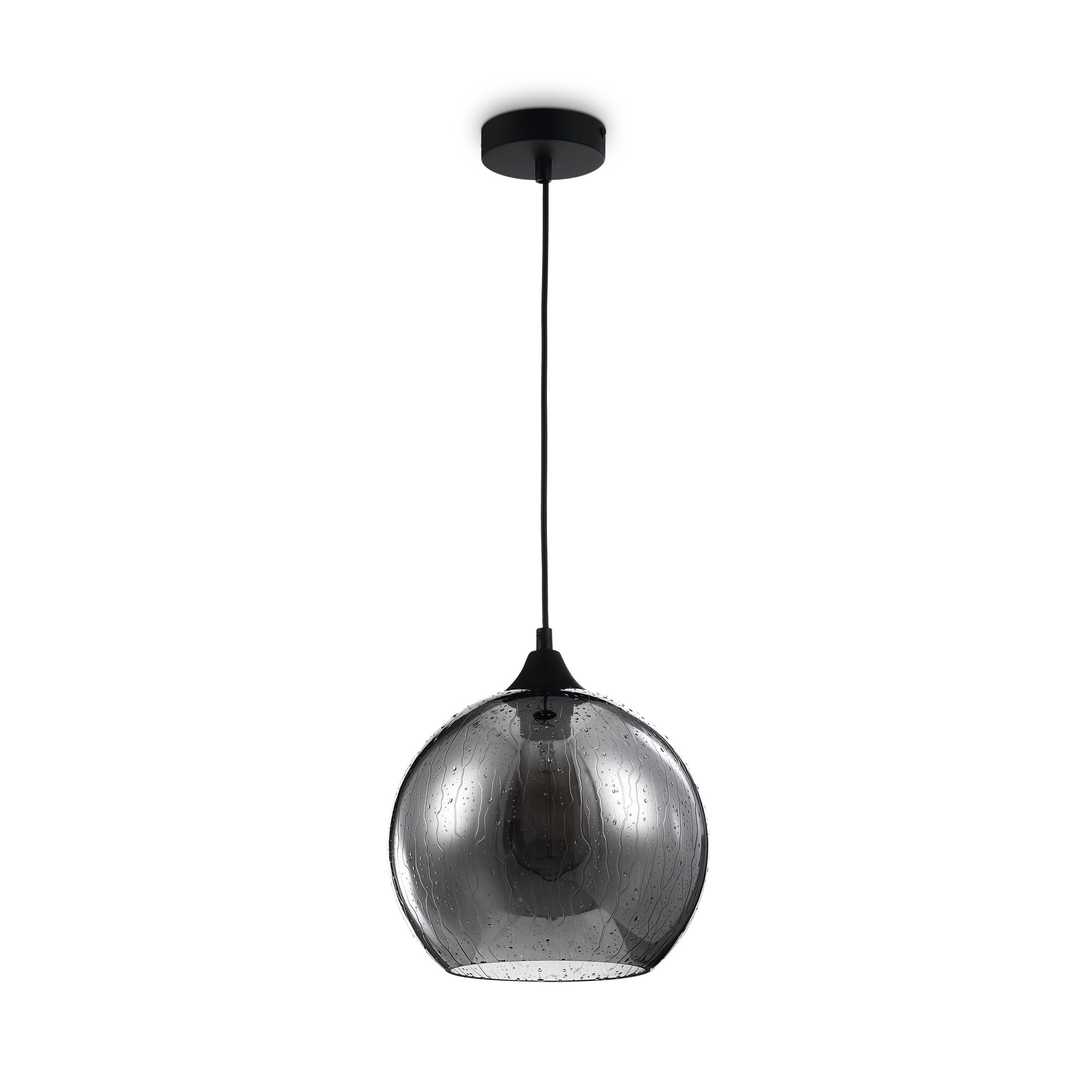 Lampe à suspension Bergen Modern Simple Lamp Urban Boule Abat-jour en ...