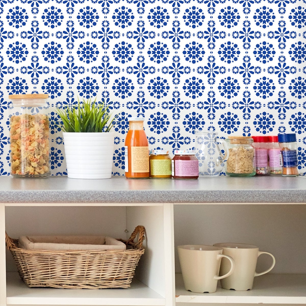 24 vinilos azulejos oriental Tell Basta - adhesivo de pared ...