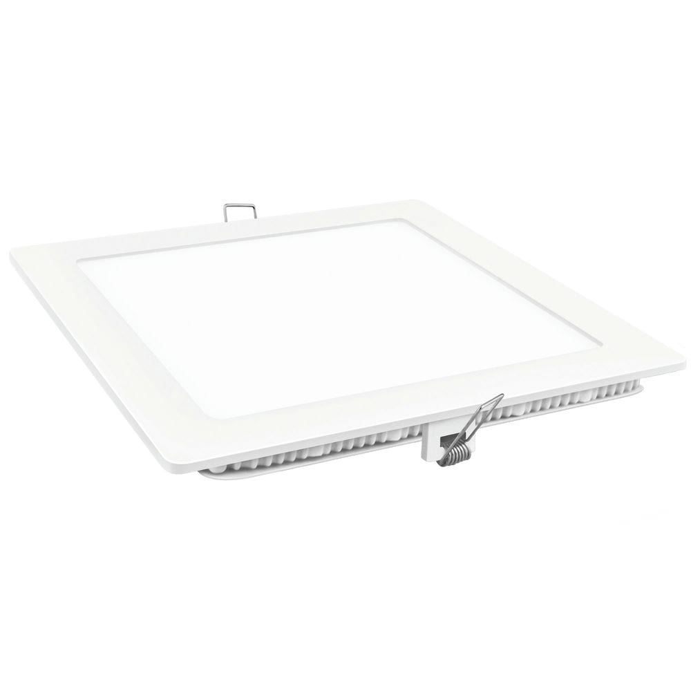 Downlight LED carré blanc mat 6w froid | Leroy Merlin